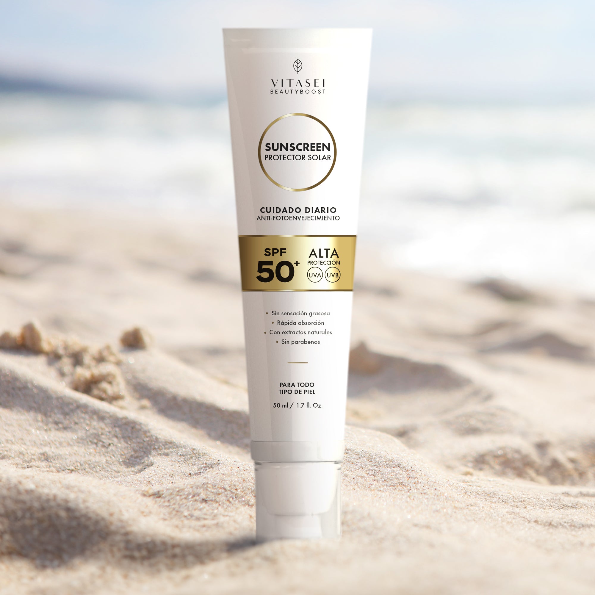 PROTECTOR SOLAR 50 - ULTRA LIGERO CON ALTA PROTECCIÓN - UVA Y UVB ...